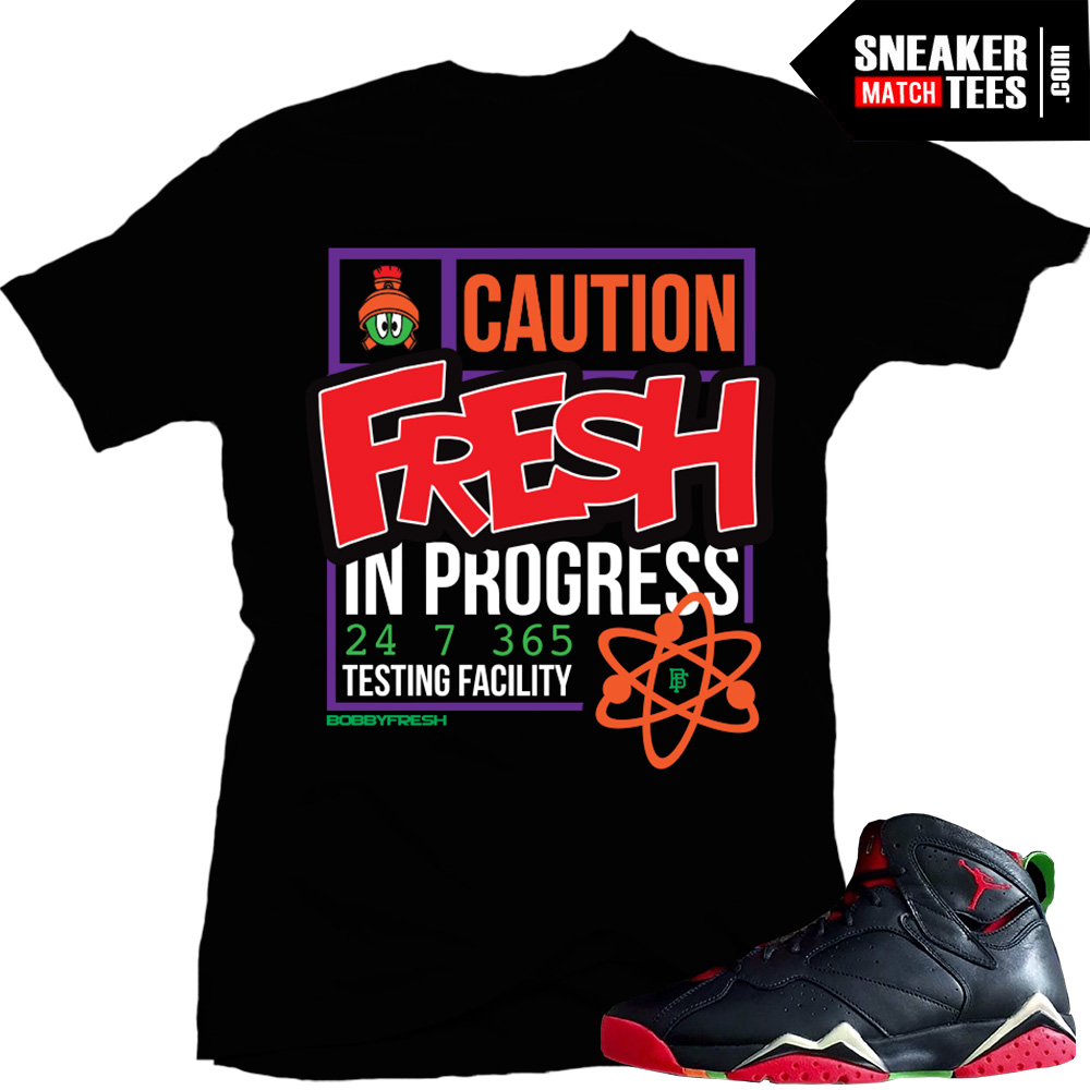 Marvin the Martian 7s outfits match | sneaker news