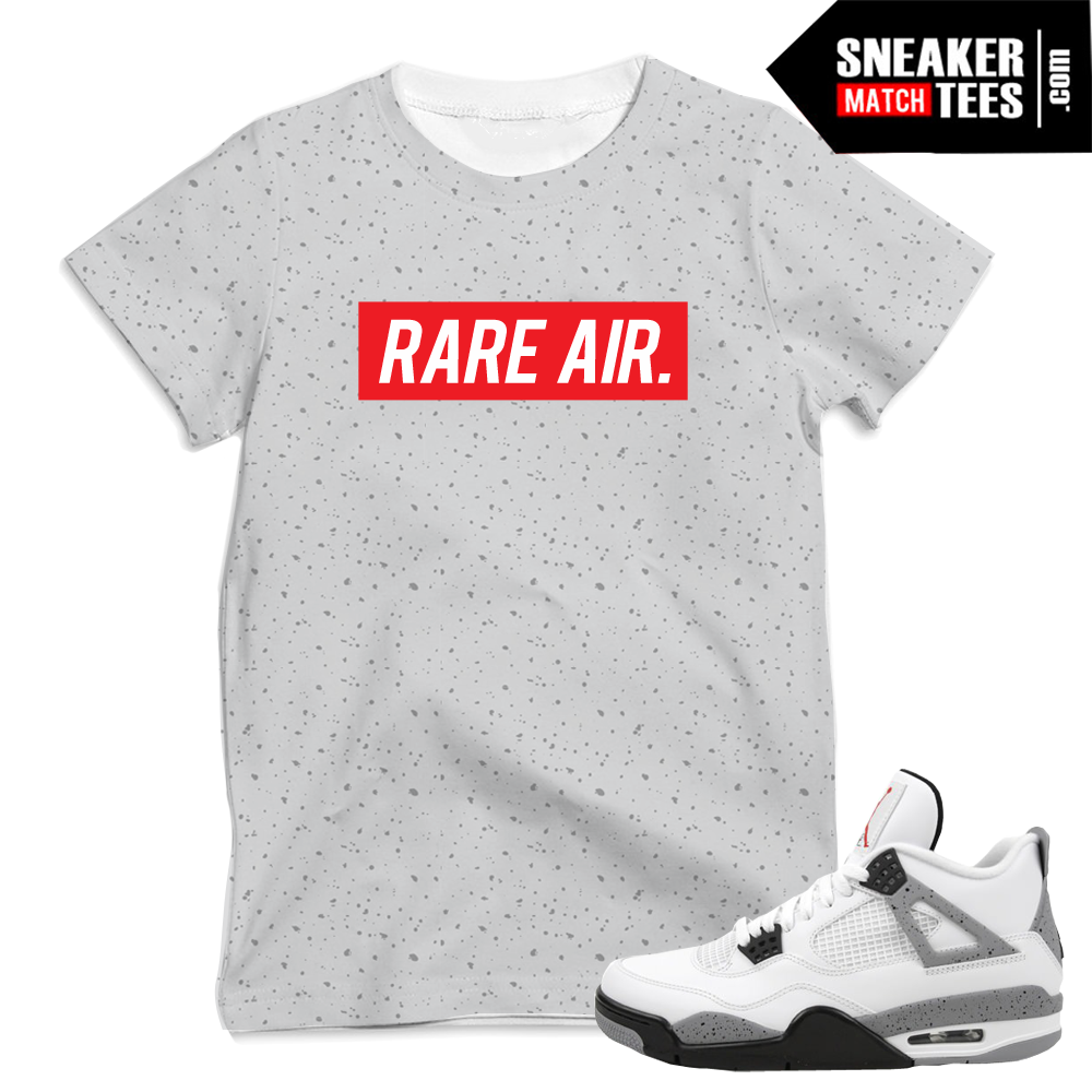 Cement 4s Jordan Retros match T shirts | Sneaker Match Tees