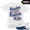 Jordan 12 French Blue | Sneaker Match Tee Collection
