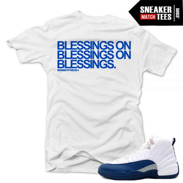 Jordan 12 French Blue | Sneaker Match Tee Collection