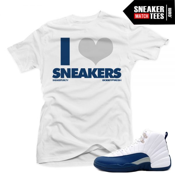 Jordan 12 French Blue | Sneaker Match Tee Collection