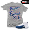 Jordan 12 French Blue | Sneaker Match Tee Collection