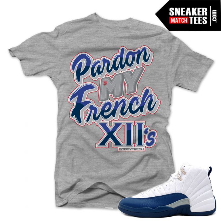 Jordan 12 French Blue | Sneaker Match Tee Collection