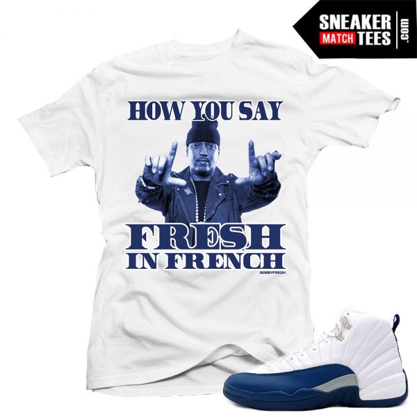 Jordan 12 French Blue | Sneaker Match Tee Collection