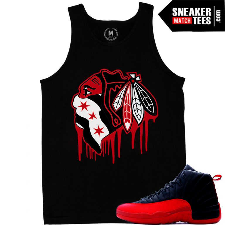 Flu Game 12s match T shirts | Sneaker Match Tees
