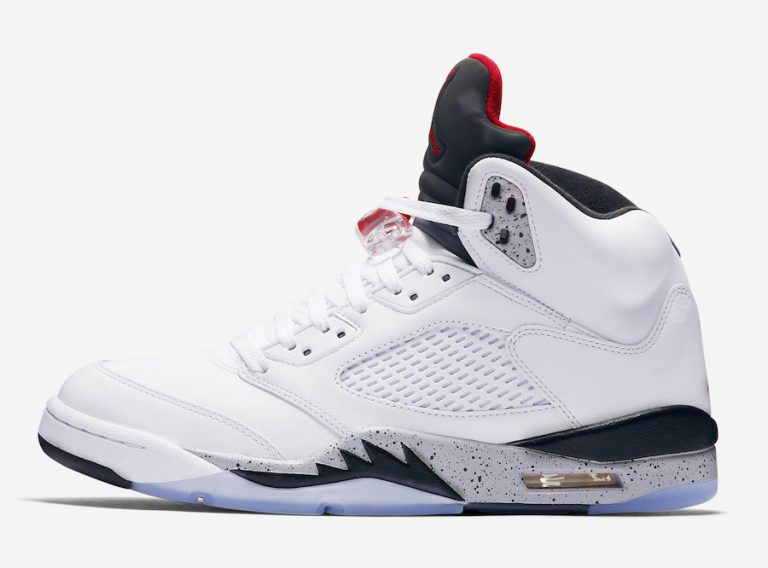Air Jordan 5 Cement White- Jordan Release Dates