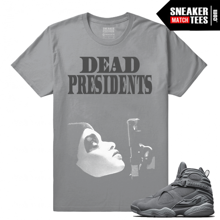 Air Jordan Retros 8 Sneaker Tee shirts - Jordan 8 Cool Grey