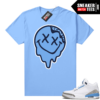 UNC 3s outfit and sneaker tees- Jordan Match Tees