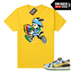 Chunky Dunky Nike SB Dunk Yellow Double up | Sneaker Match Tees