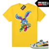 Nike SB Dunks Chunky Dunky Graphic Shirt Yellow Trippy Hare