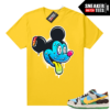 Nike SB Dunks Chunky Dunky Graphic Shirt Yellow Trippy Mickey