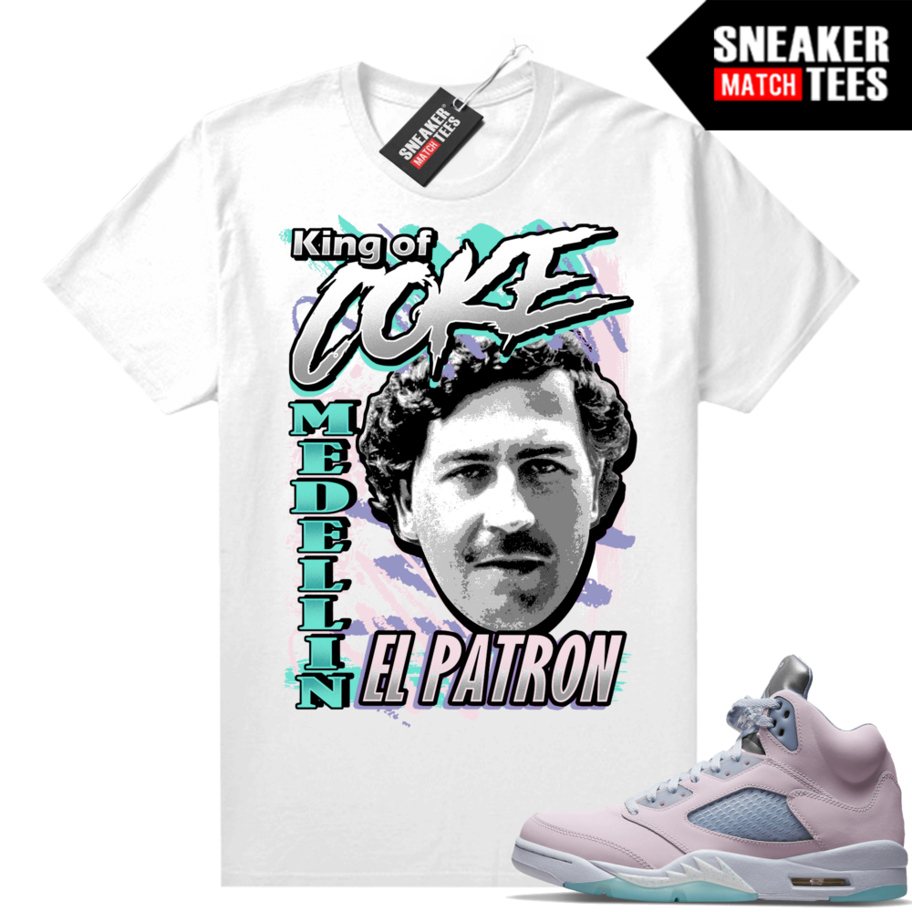 Air Jordan Regal Pink 5s match shirts | Regal Pink Sneaker tee
