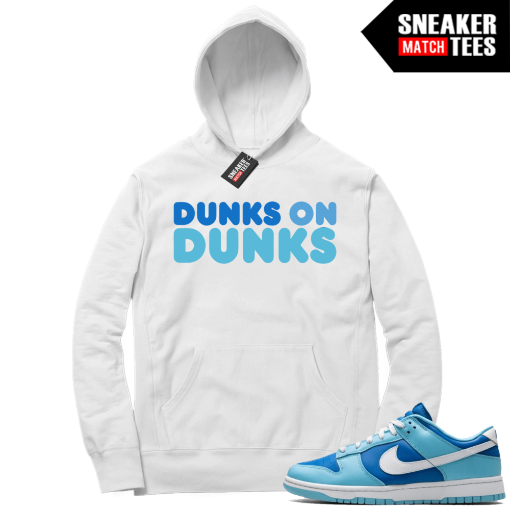 Argon Dunk Low Matching White Hoodie Dunks on Dunks | Argon Dunk Low ...