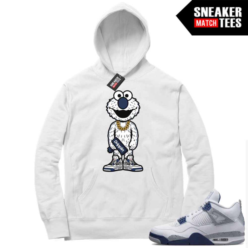Midnight Navy 4s matching sneaker Hoodies | Midnight Navy Hoodies