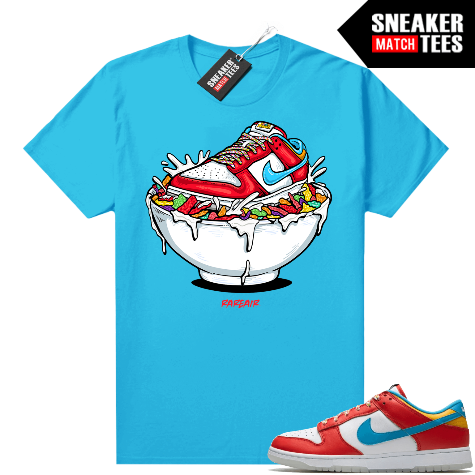 Fruity Pebbles Dunk Low shirts Sneaker Match Aqua Blue Fruity Pebbles ...