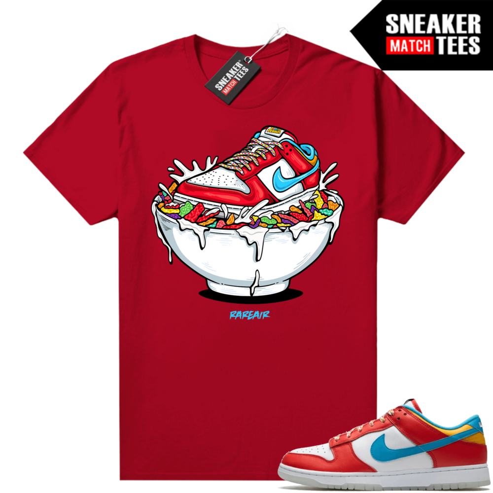 Fruity Pebbles Dunk Low shirts Sneaker Match Red Fruity Pebbles Bowl ...