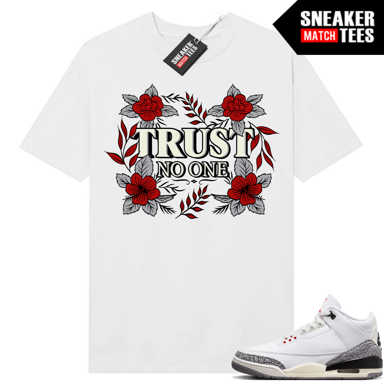 White Cement 3s Reimagined Archives | Sneaker Tees | Sneaker Shirts ...
