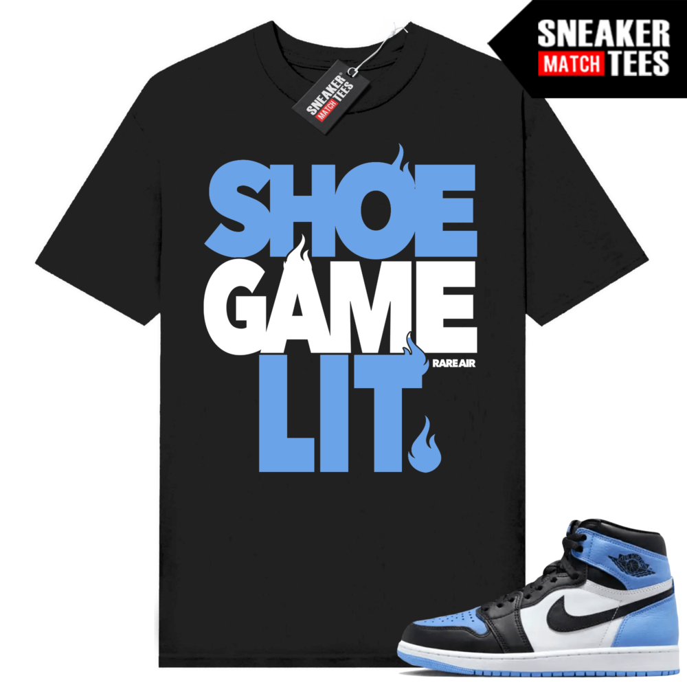 UNC Toe 1s Sneaker matching Tees