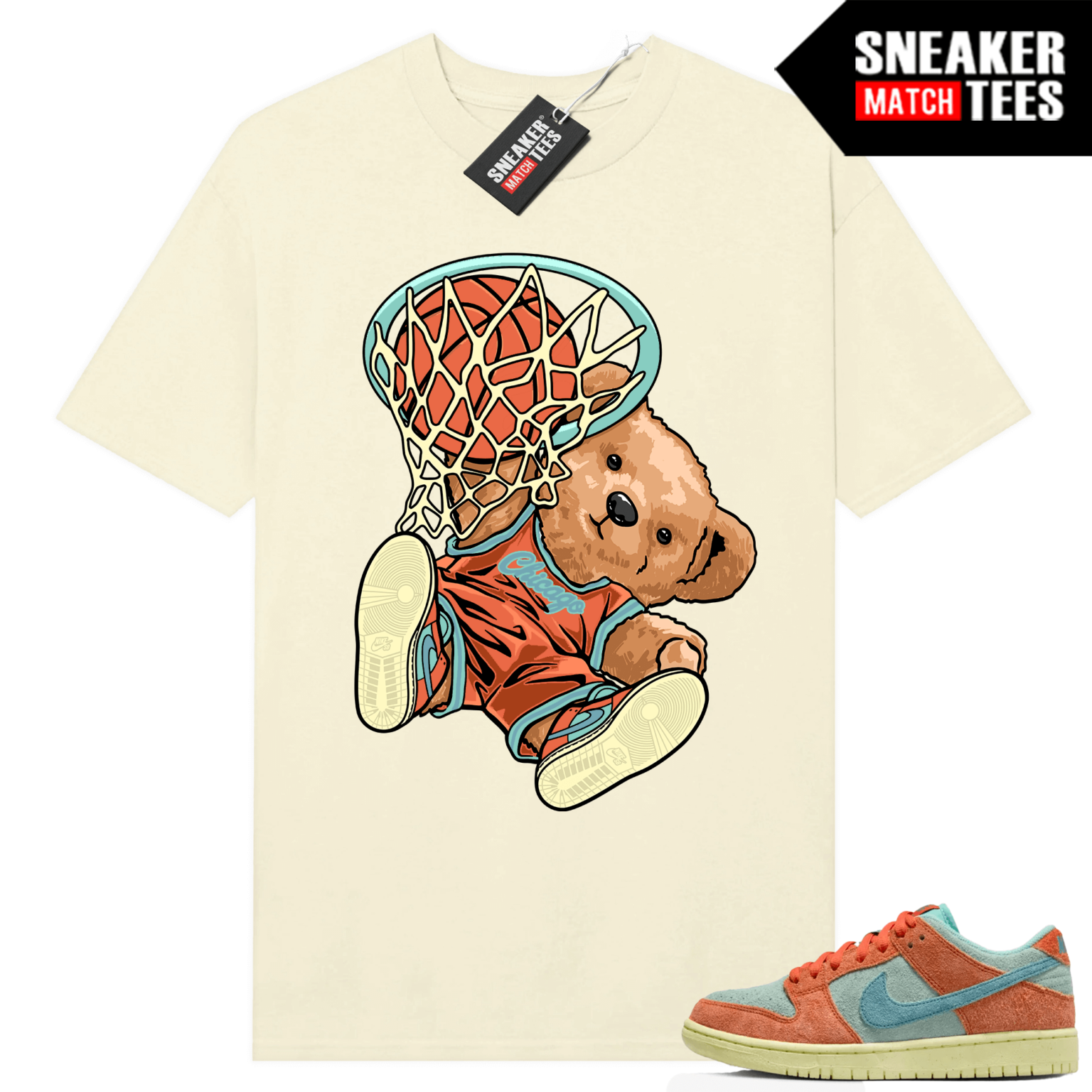 Shirts to match Nike Dunk Low Orange Emerald Rise