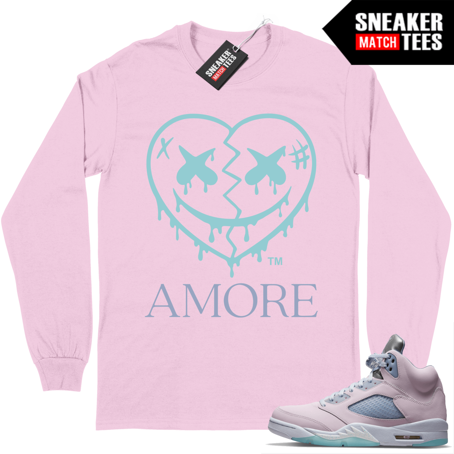 Jordan 5 Easter Regal Pink Shirts Sneaker Match