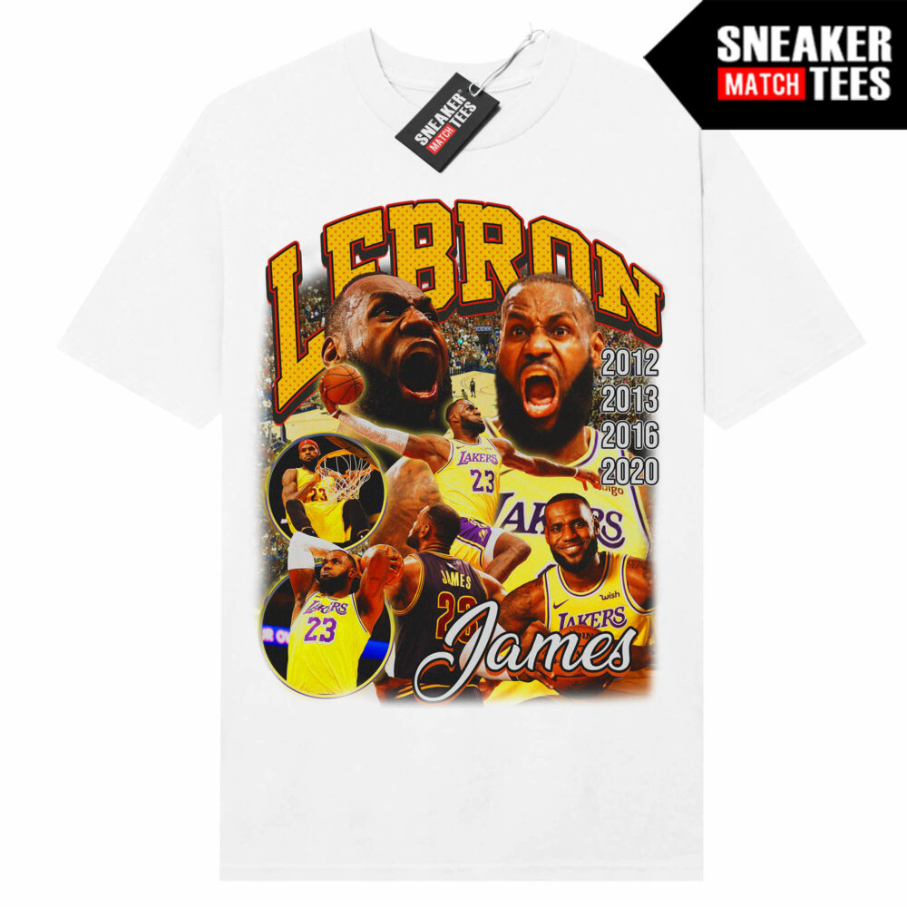 Lebron James White t-shirt