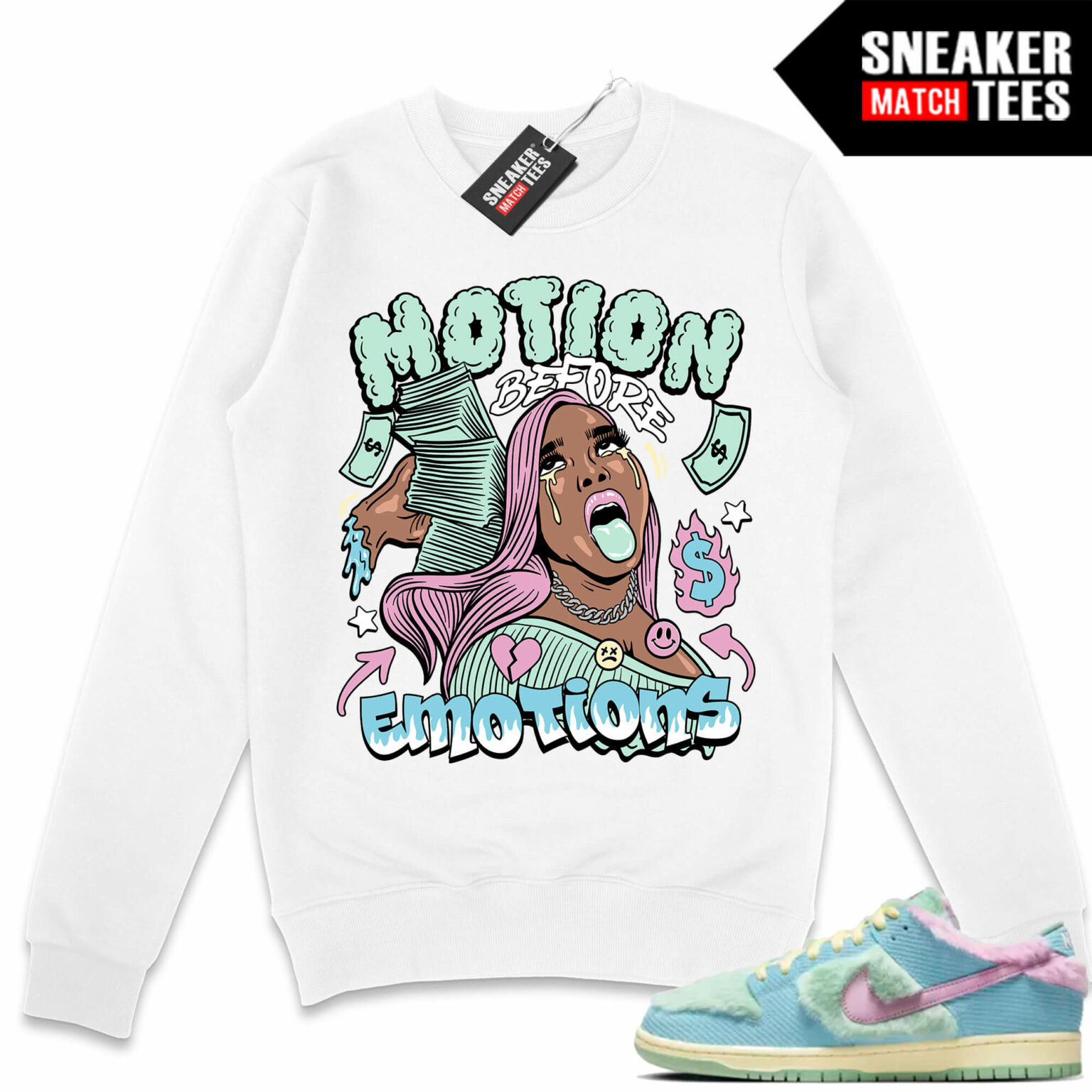 Nike SB Dunks Shirts to match Chunky Dunky, Strangelove, Plum, SBs.